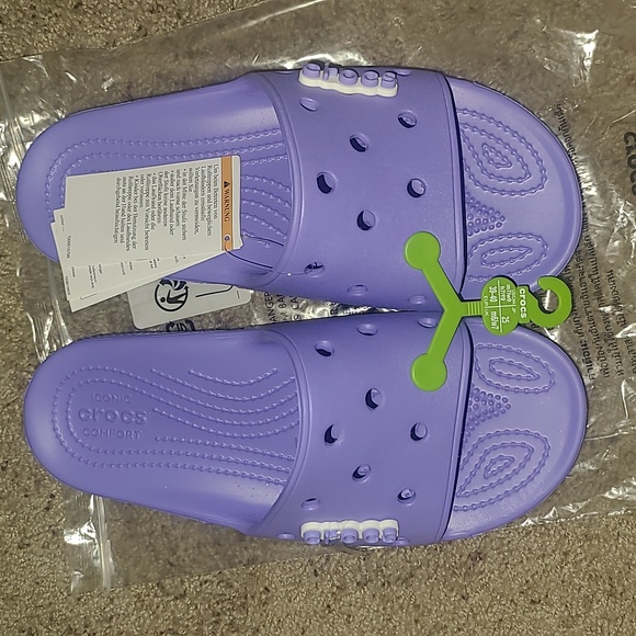 CROCS | Shoes | Purple Crocs With Charms | Poshmark